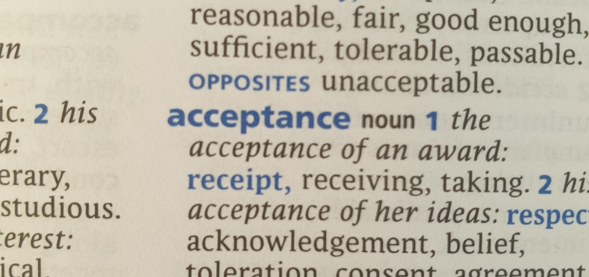 Acceptance and Acknowledgement - Life Balance Studio